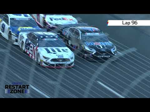 GEICO Restart Zone: Every restart from the Coca-Cola 600 - YouTube
