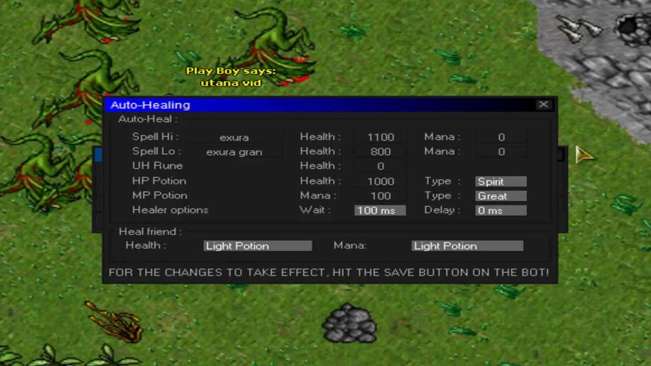 TUTORIAL Elf Bot - Cave Bot, Healing, Looting, Targeting Português PT-BR - YouTube