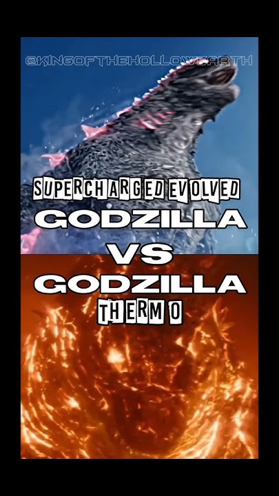 Supercharged Evolved Godzilla Vs Thermo Godzilla/Shimo Vs Ghidorah #shorts #fyp #viral #capcut # ...