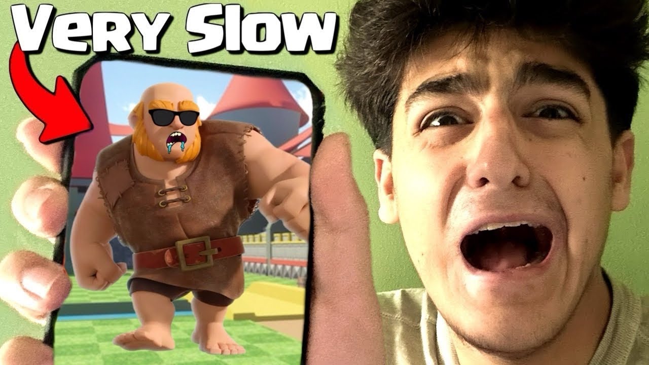 I Beat Clash Royale Only Using Slow Cards - YouTube