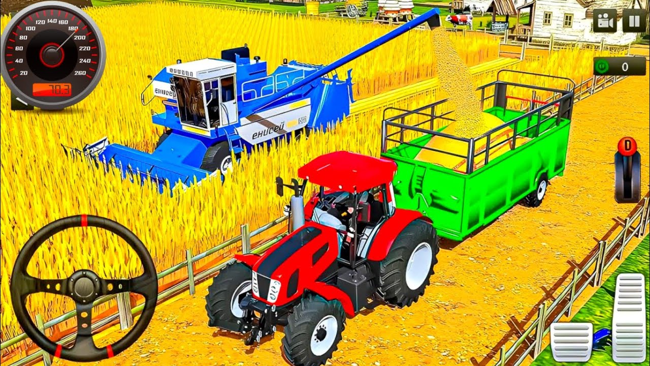 Modern Tractor Farming Driving Simulator 3D - New Tractor Games Android ...