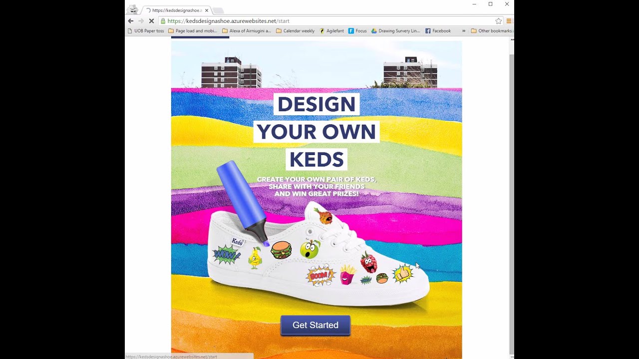 Keds - Design a shoe - YouTube