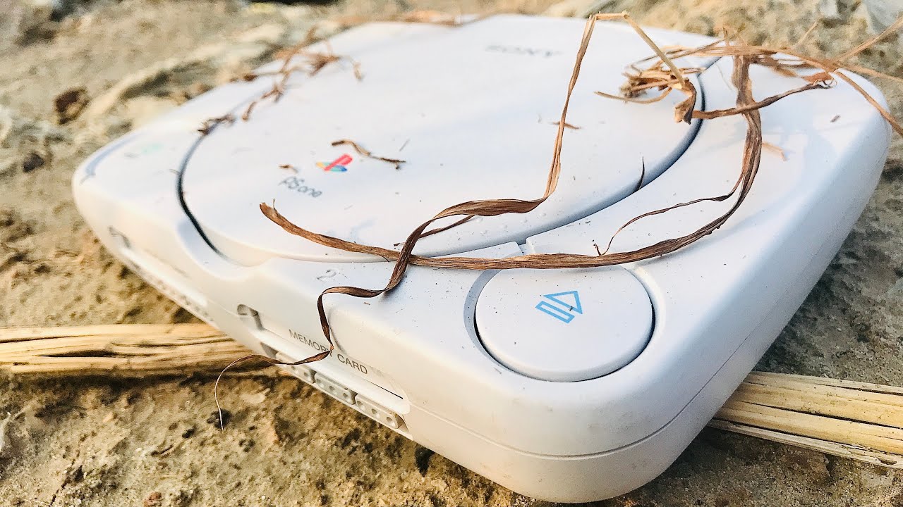 Restoration old Sony PlayStation 1 | Retro console restore & repair ...