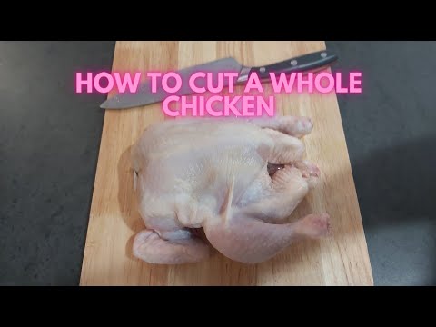 How to cut whole chicken like a pro - YouTube