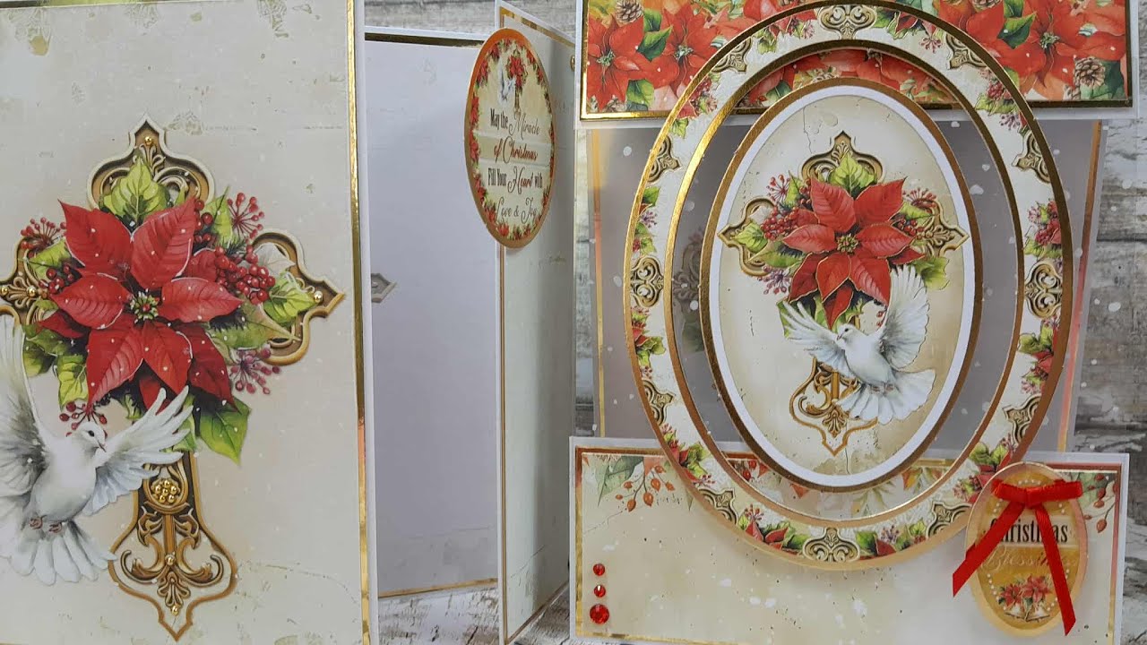 Cardmaking with Hunkydory's Member Free gift -Timeless Poinsettias ...