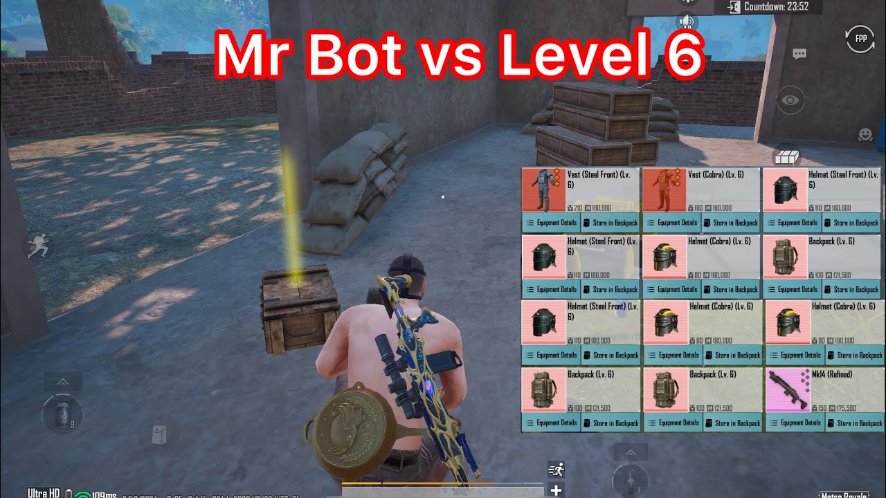 Mr Bot vs Level6 Squad | PubG Metro Royal Map5 - Chapter 16 - YouTube