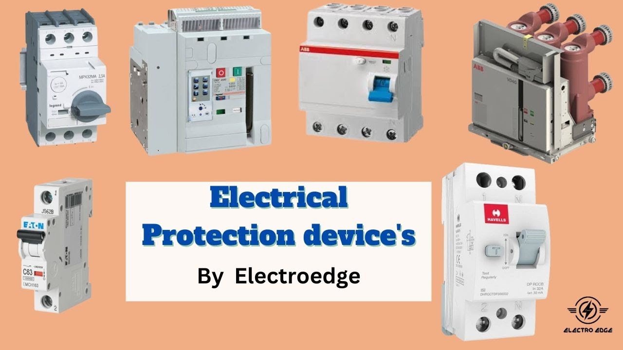 Electrical Protection Devices | Difference Between MCB, MCCB,RCCB,MPCB ...