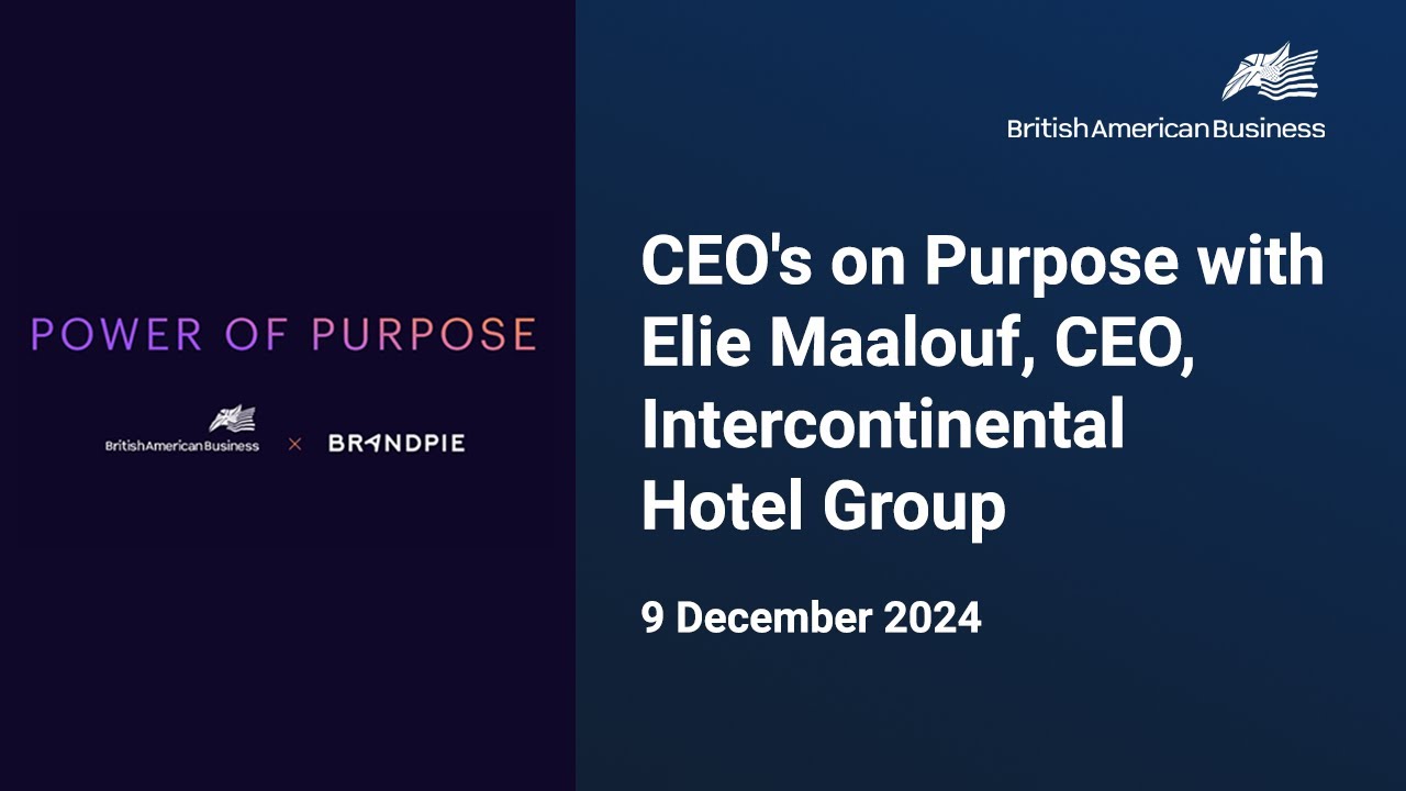 Power of Purpose - CEO's on Purpose with Elie Maalouf, CEO ...