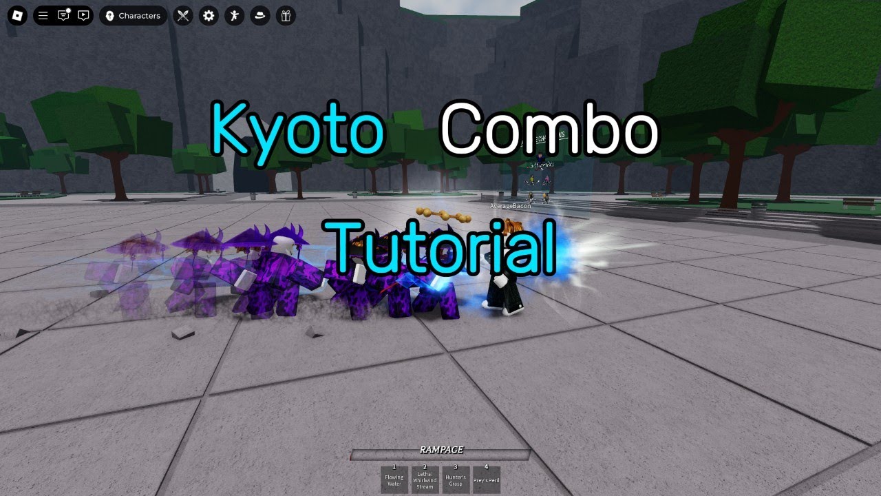 Kyoto Combo Tutorial in the Strongest Battlegrounds PC/Mobile - YouTube