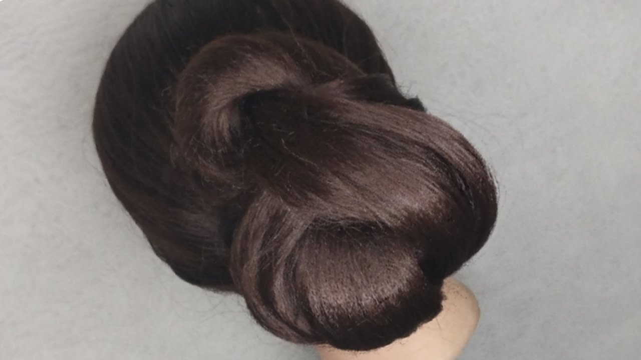 Bun hairstyle tutorial step by step || - YouTube