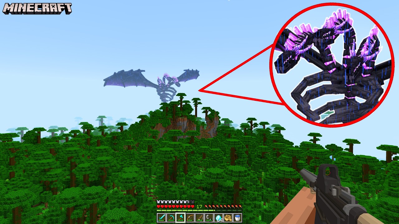 I Found New Wither King Ghidorah on Minecraft - YouTube