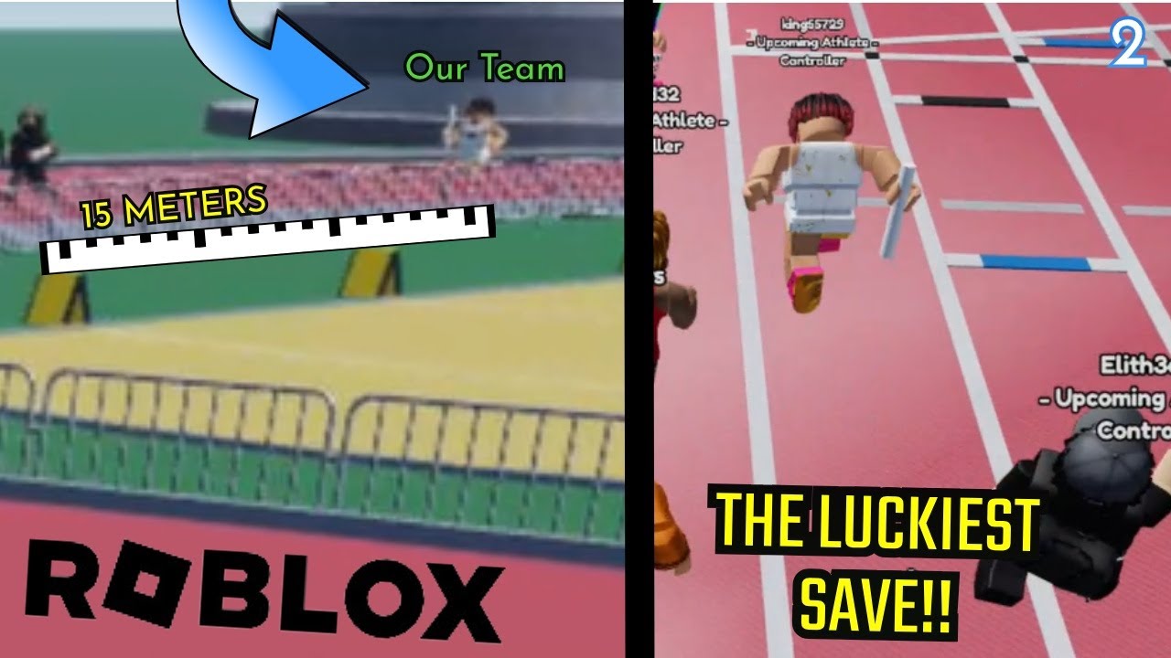 THE LUCKIEST SAVE IN A RELAY!! (Roblox Track & Field: Infinite) - YouTube
