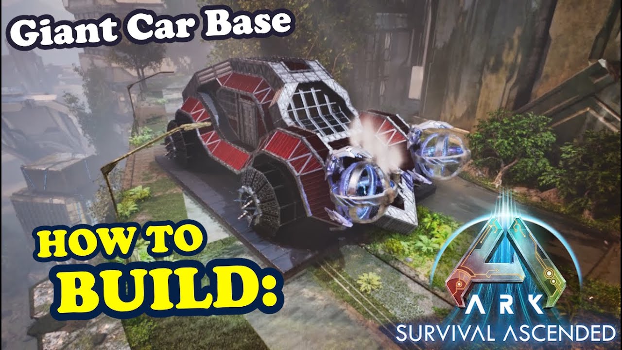 How to Build a GIANT CAR Base in Ark: Survival Ascended - YouTube