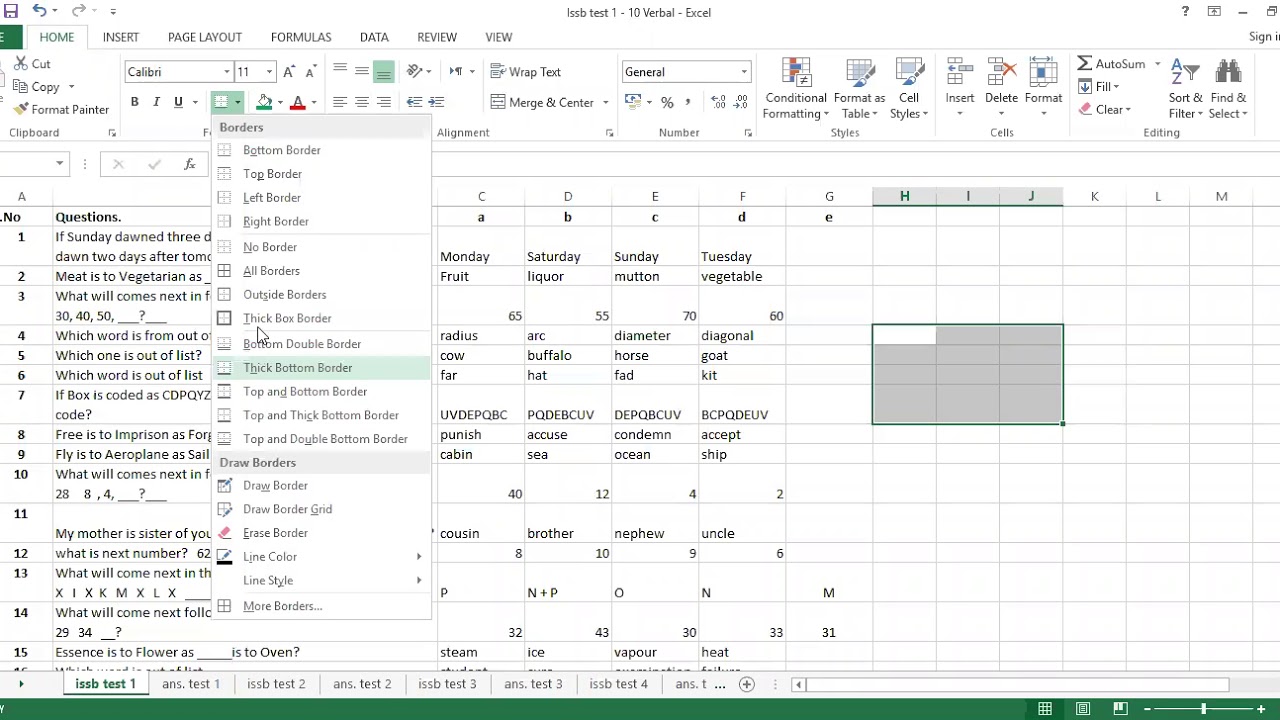 Verbal Intelligence Test tips for Pakistan Army, Navy and Airforce ...