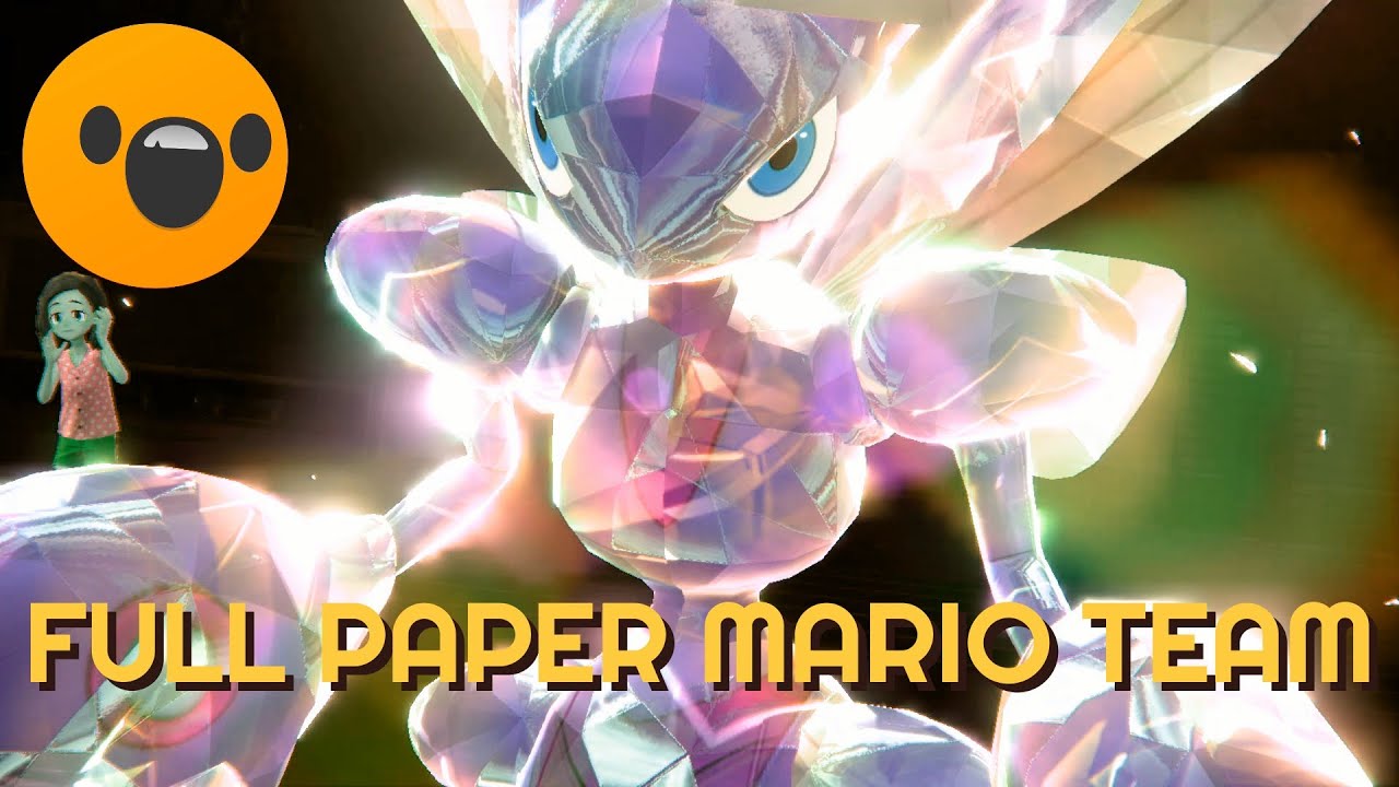 FULL PAPER MARIO TEAM! Pokémon Scarlet/Violet Wi-Fi Battle - YouTube