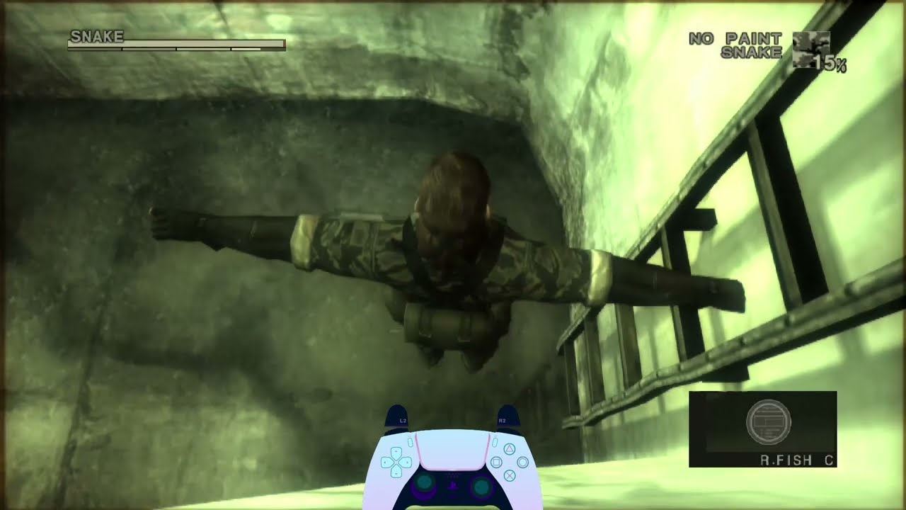 Skipping the Ladder in MGS3 Glitch - YouTube