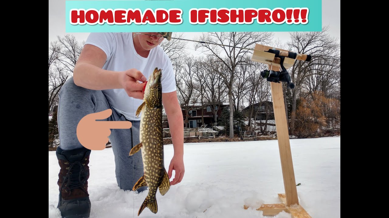 Catching Pike on HOMEMADE IFISHPRO (EPIC!!!!!) - YouTube