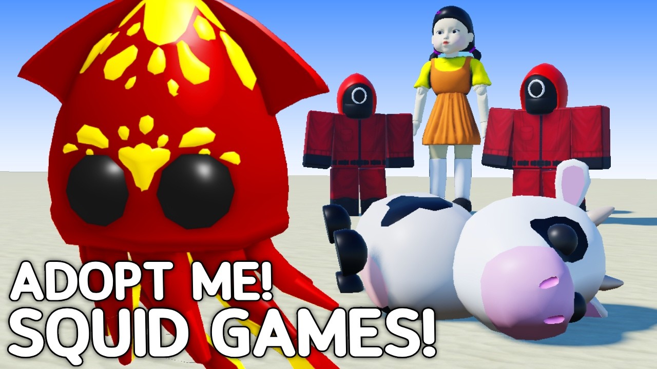 I MADE SQUID GAMES In Adopt Me! Roblox - YouTube