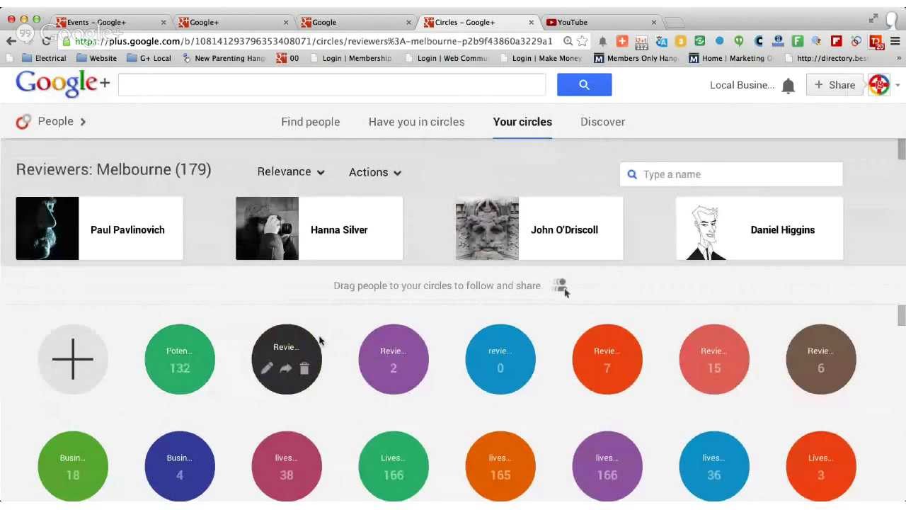 Google Plus For Business- How To Edit a Circle Name in Google+ by Local ...