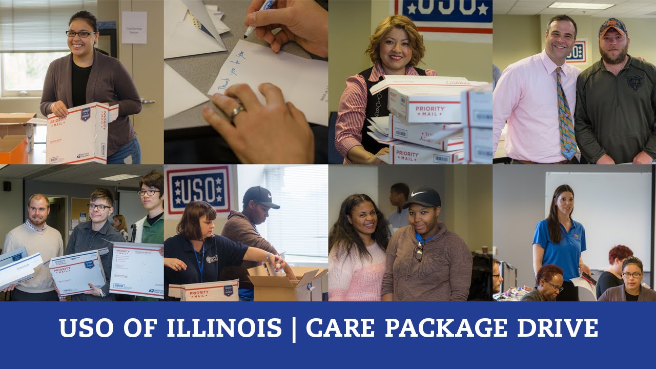 USO of Illinois | Care Package Drive - YouTube