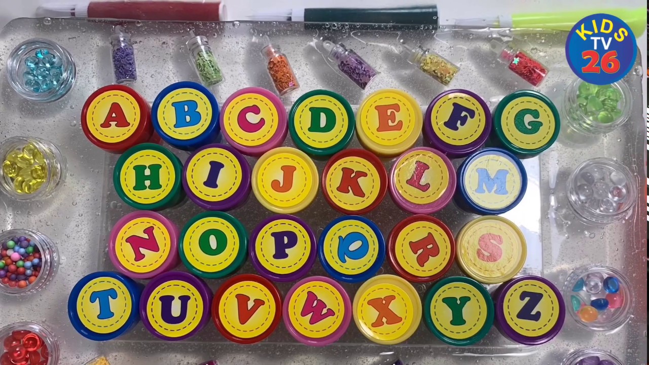 Slime Video ABC ... Colorful Relaxing & Satisfying | Clear Slime ...