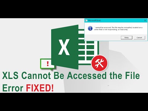 Fixing "XLS Cannot Be Accessed the File May Be Corrupted Located on A Server" | Excel Tech ...