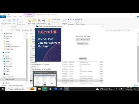 Talend Cloud setup, Download Talend Studio - YouTube