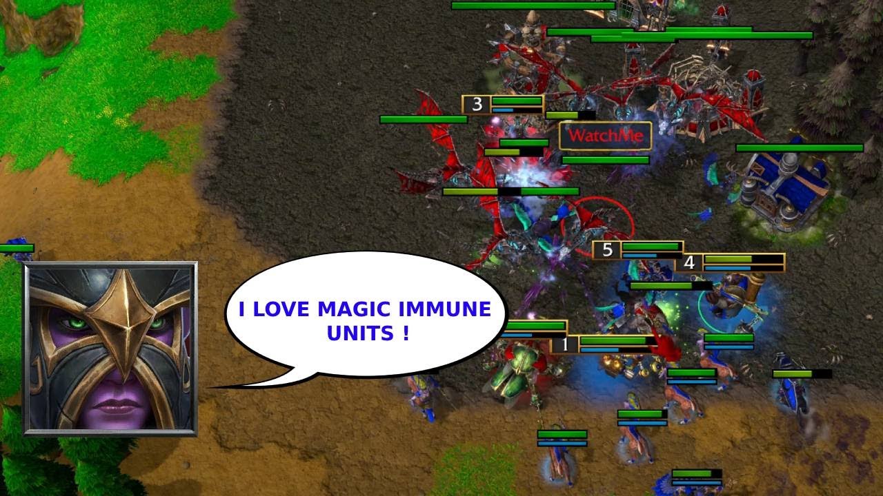 Warcraft 3 - ranked - I LOVE MAGIC IMMUNE UNITS ! - YouTube