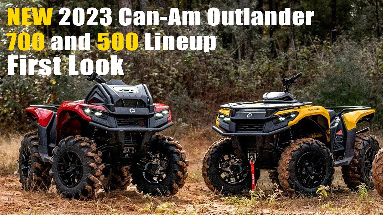2023 Can Am Outlander 700 And 500 First Look Review Plus 700 X MR Pro