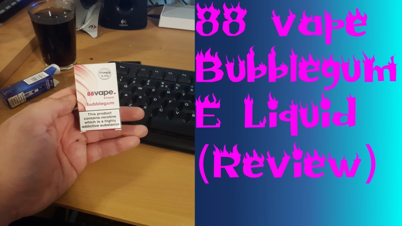 88 vape Bubblegum E Liquid (Review) - YouTube
