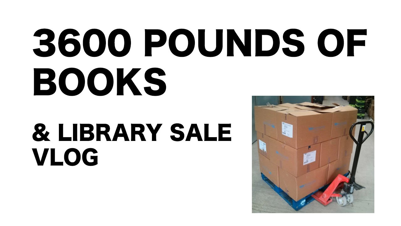 3600 Pounds of Books - Jim Pickins becomes Jim Haulins & Book Sale VLOG ...