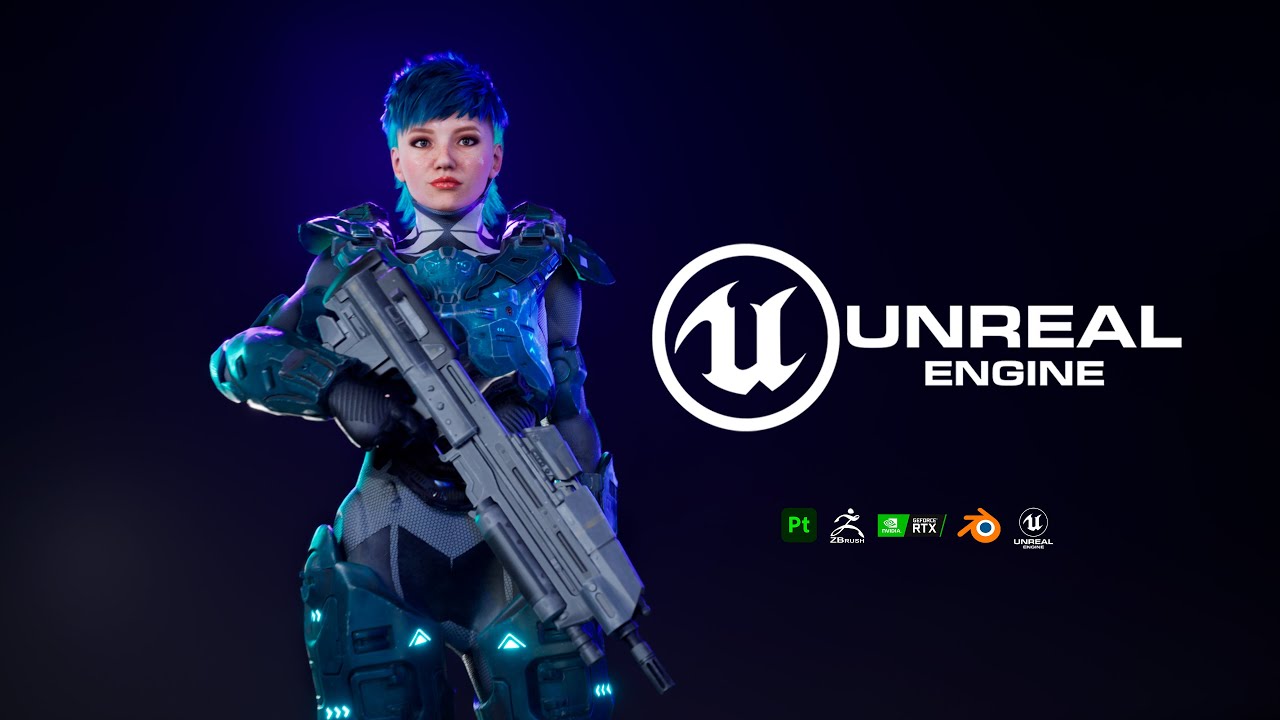 Character Unreal Engine Realistic render by Oscar Creativo #blender3d # ...