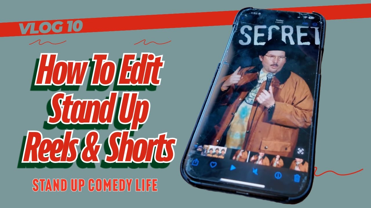 How to Edit Stand Up Comedy Reels and Youtube Shorts - YouTube