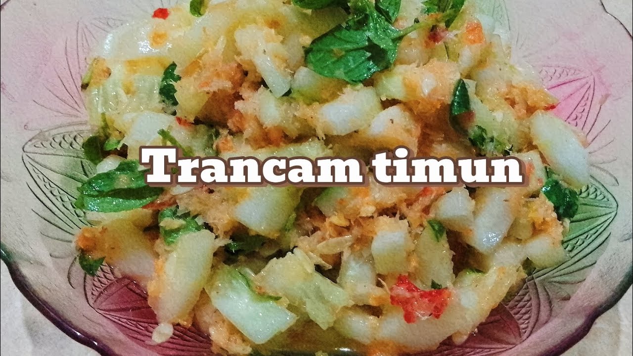 RESEP TRANCAM TIMUN SEGAR DAN ENAK ||RESEP SEDERHANA - YouTube