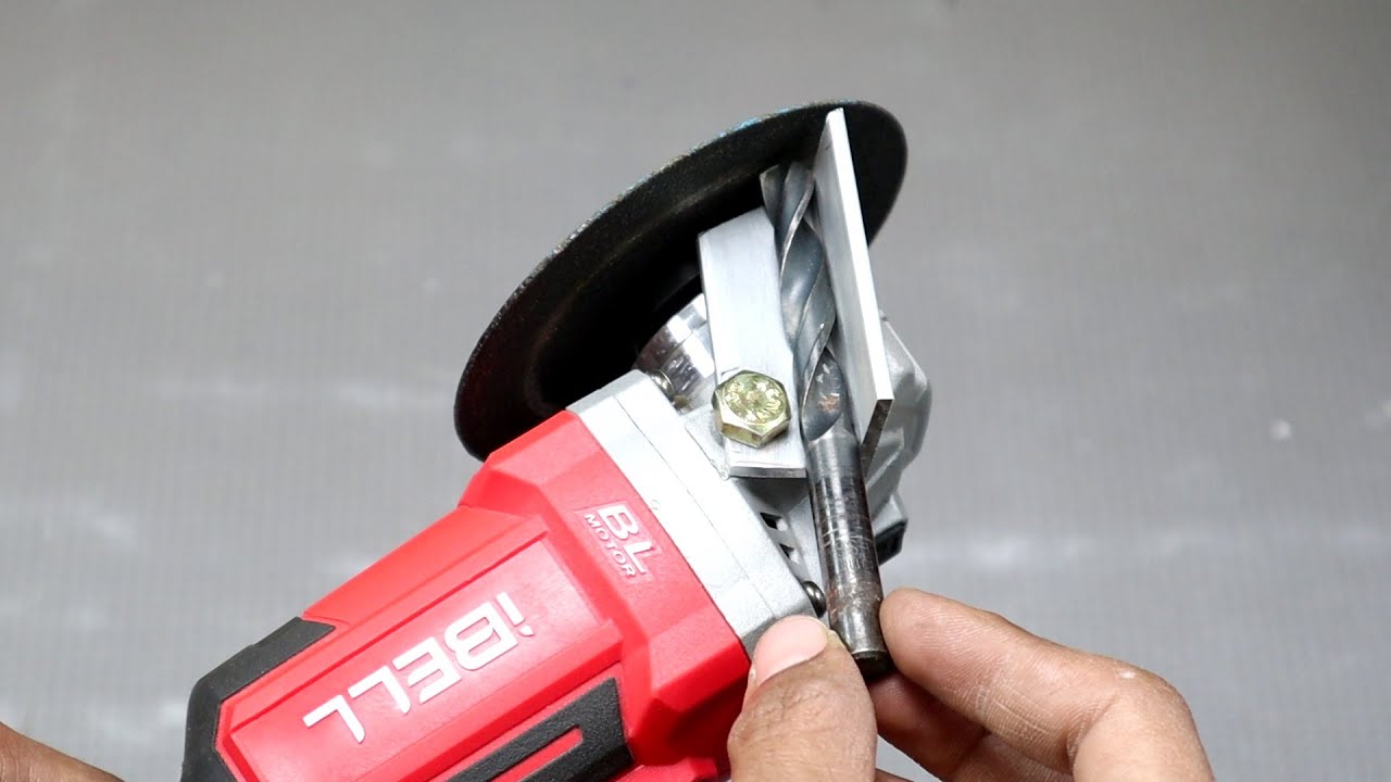 How to sharpen a drill in 30 seconds! With this idea you will become a ...
