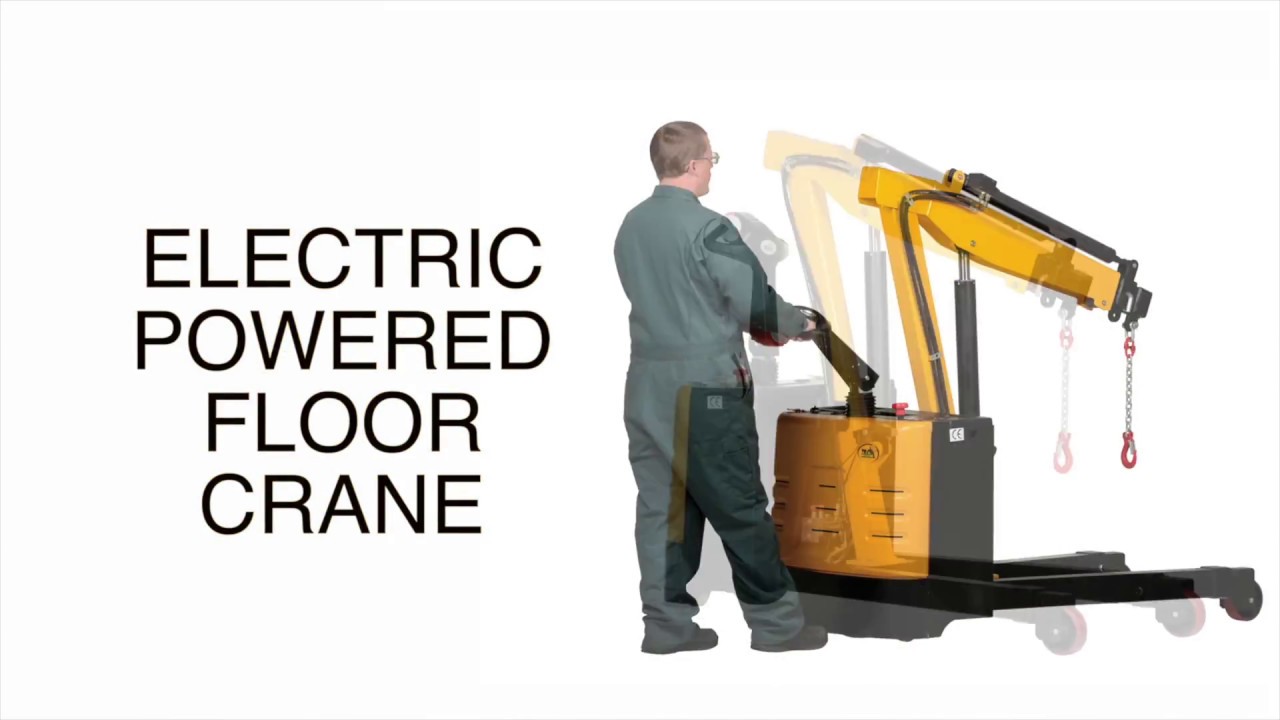 EPFC Electric Powered Floor Cranes - YouTube