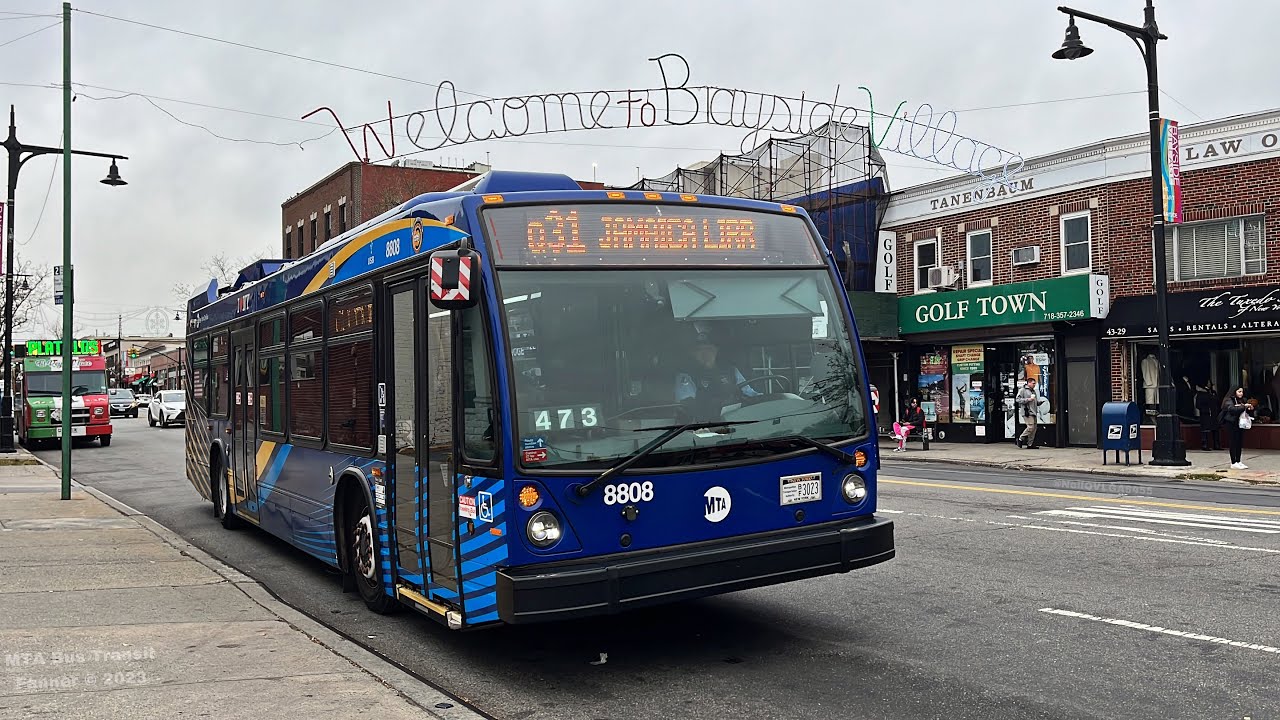 MTA NYCT: 2021 NovaBus LFS 8808 Q31 - YouTube
