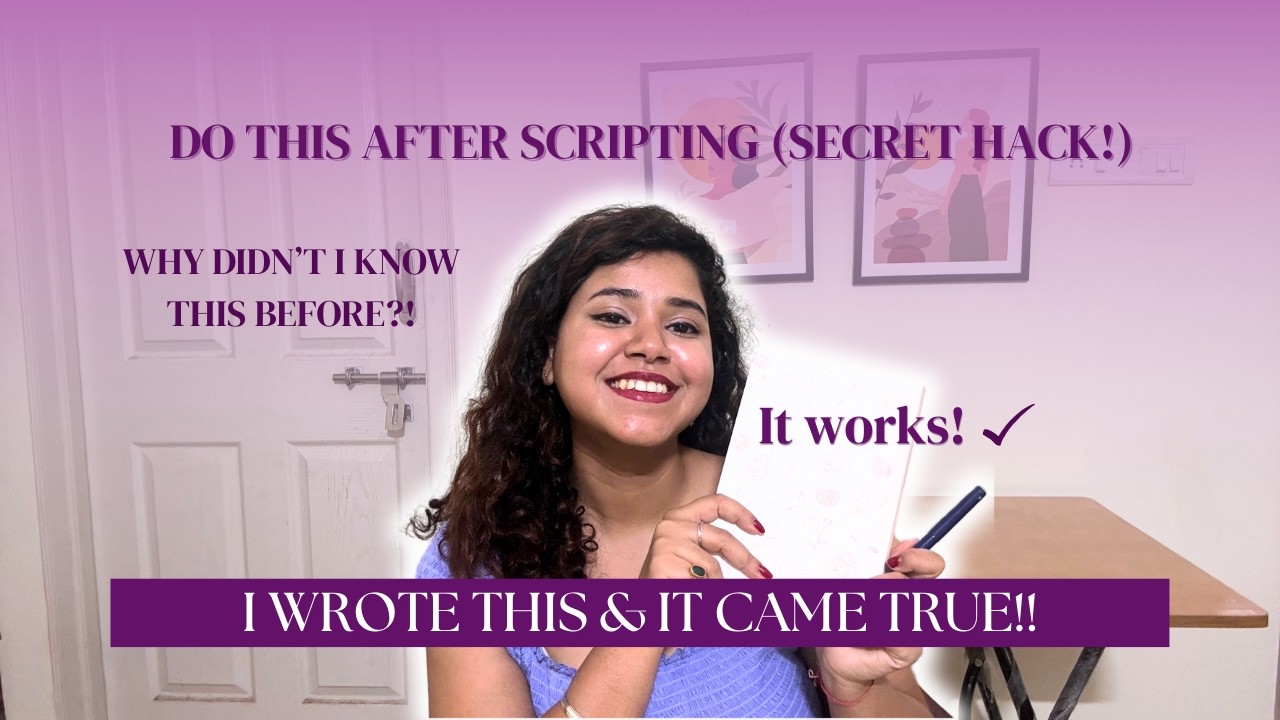 The RIGHT Way to do Scripting for Manifestation + A Powerful Bonus Tip! - YouTube