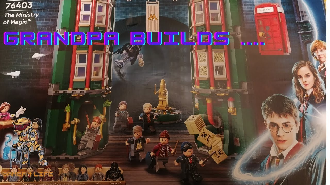 Grandpa Builds Lego Ministry Of Magic Set - Episode 1 - YouTube