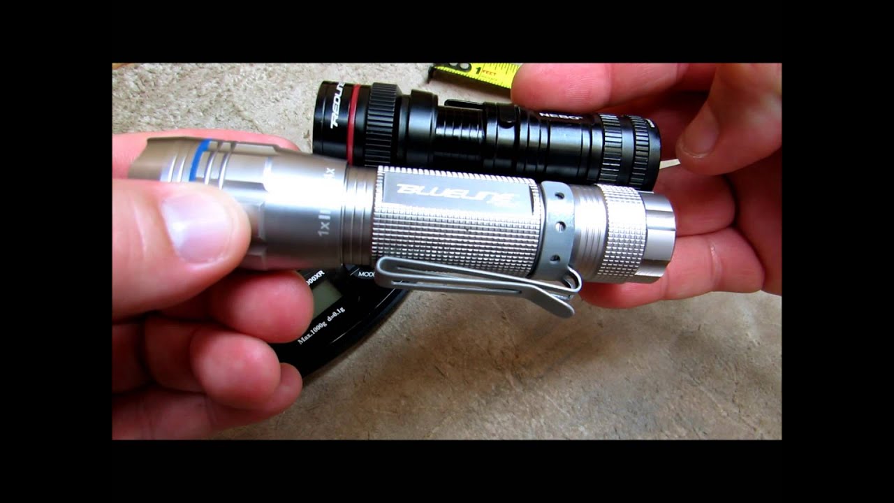Nebo Blueline Flashlight Review Nebo Blueline vs. Nebo Redline - YouTube