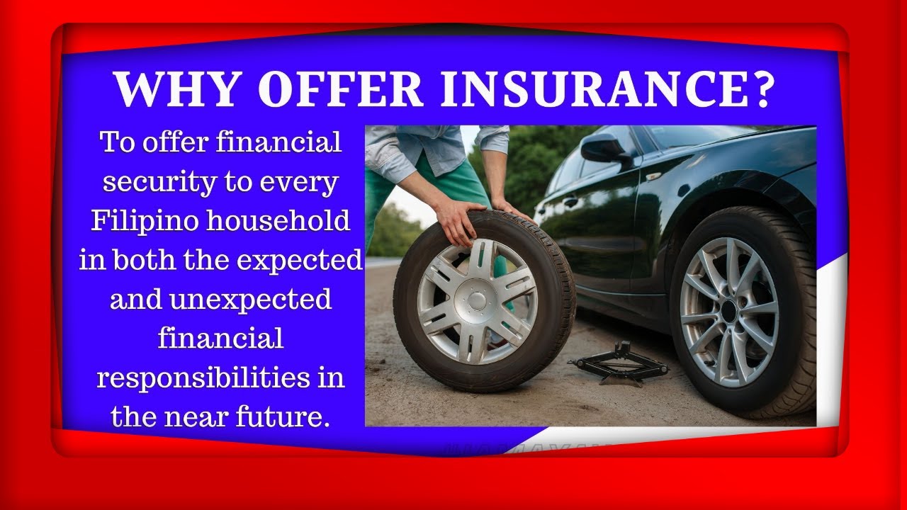 INSURANCE is like a SPARE TIRE - in English Tagalog - YouTube