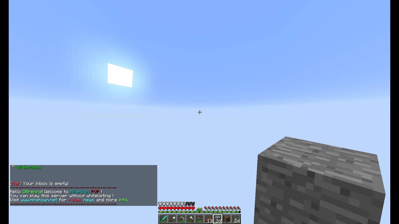 Minecraft Stuck Falling in Sky - YouTube