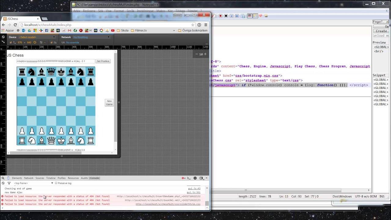 Programming a multiplayer game with javascript php sql Part 3 the index php - YouTube