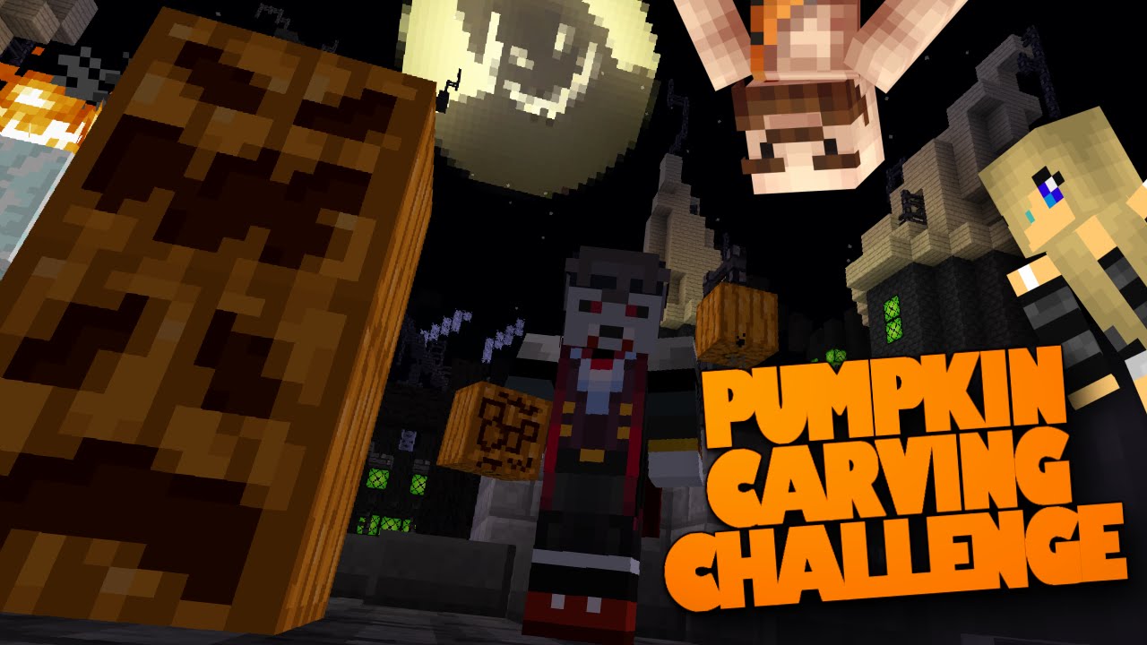 Minecraft Mods | Pumpkin Carving CHALLENGE | Pumpkin Carver Mod Contest ...