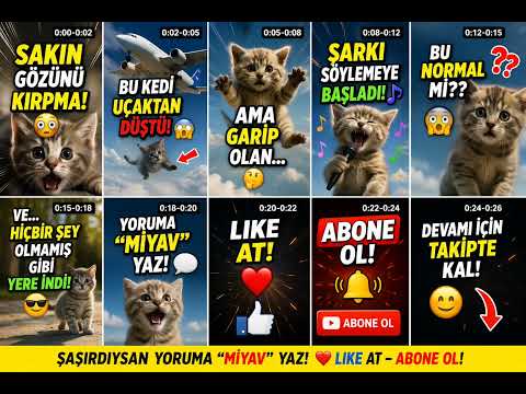 kedi şarkı söylüyor