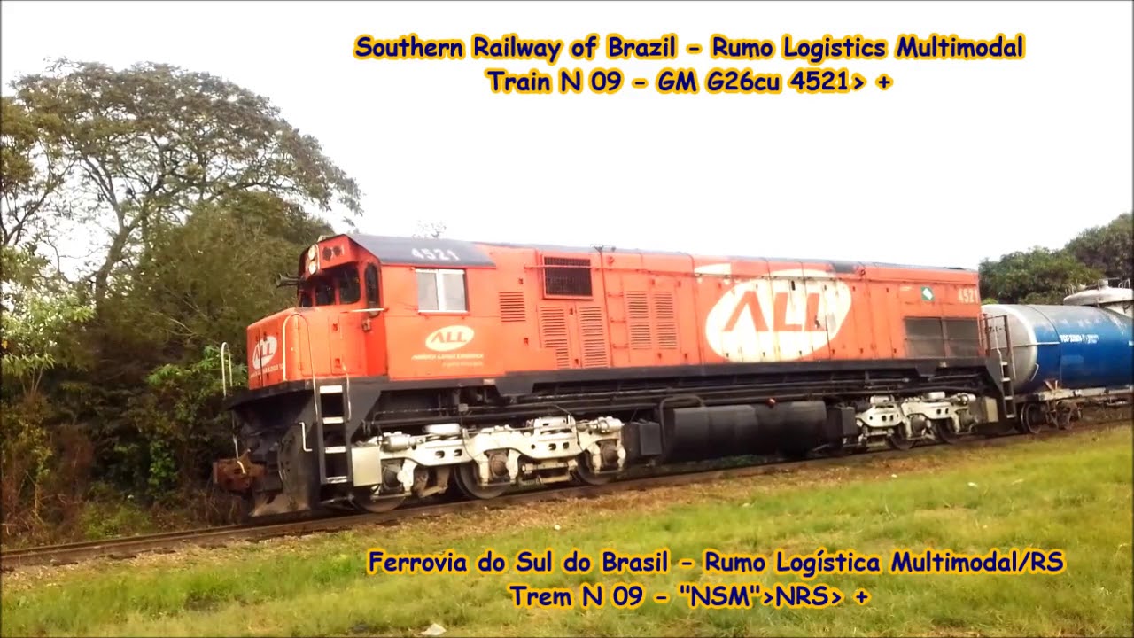 Rumo Logistics Multimodal – Train N 09 - Southern Railway of Brazil ...