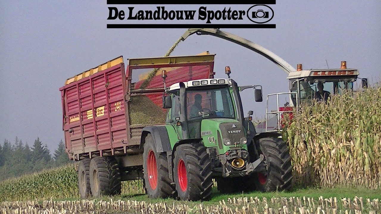 Mais hakselen l Hardeman | Claas Jaguar 690SL Mega | Fendt 211 + 415 ...