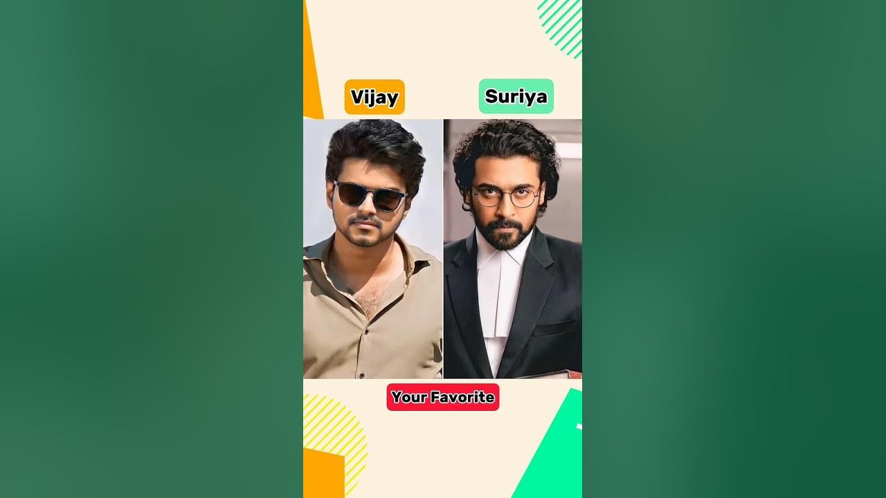 Vijay And Suriya Life Journey Transformation #shorts #thalapathy #suriya - YouTube