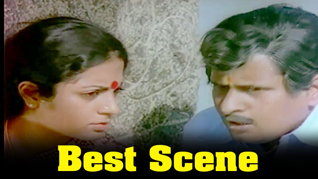 Dowry Kalyanam Movie : Srividya And Visu Best Family Scene - YouTube