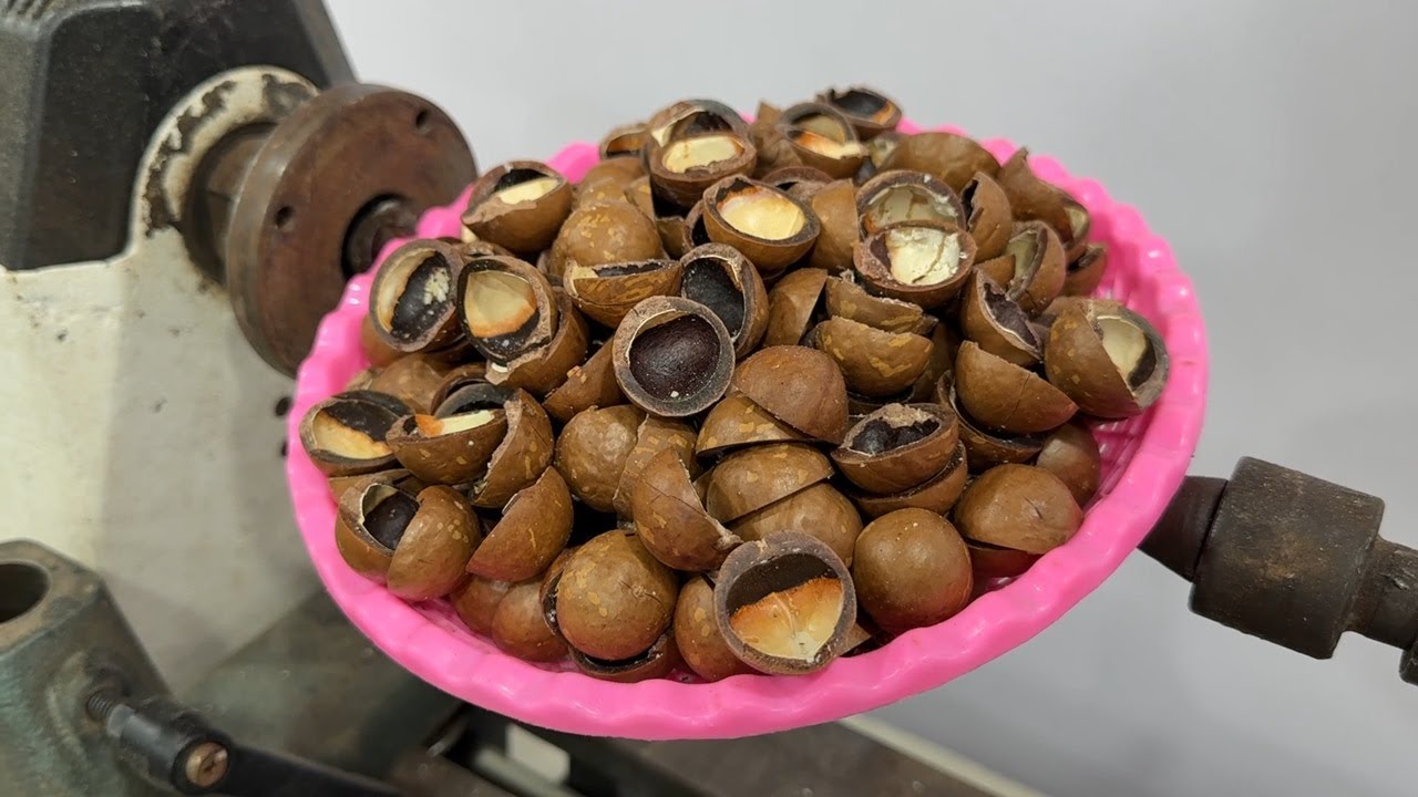 Woodturning-Creating AMAZING Artworks With Epoxy Resin And Macadamia ...